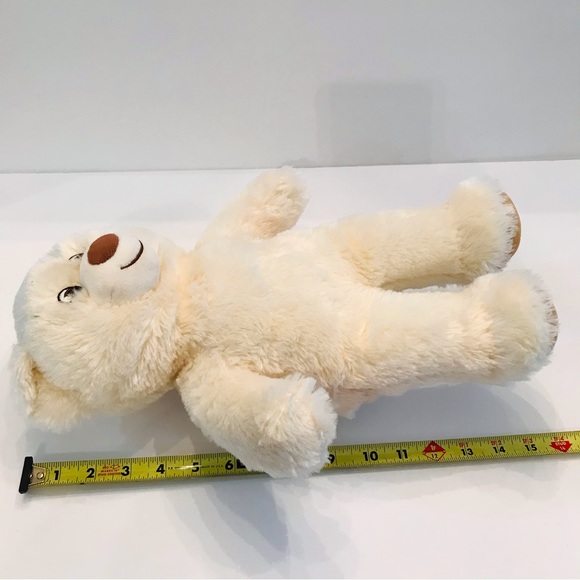 Build-A-Bear | Toys | Buildabear Bab White Cream Teddy Bear With Brown ...